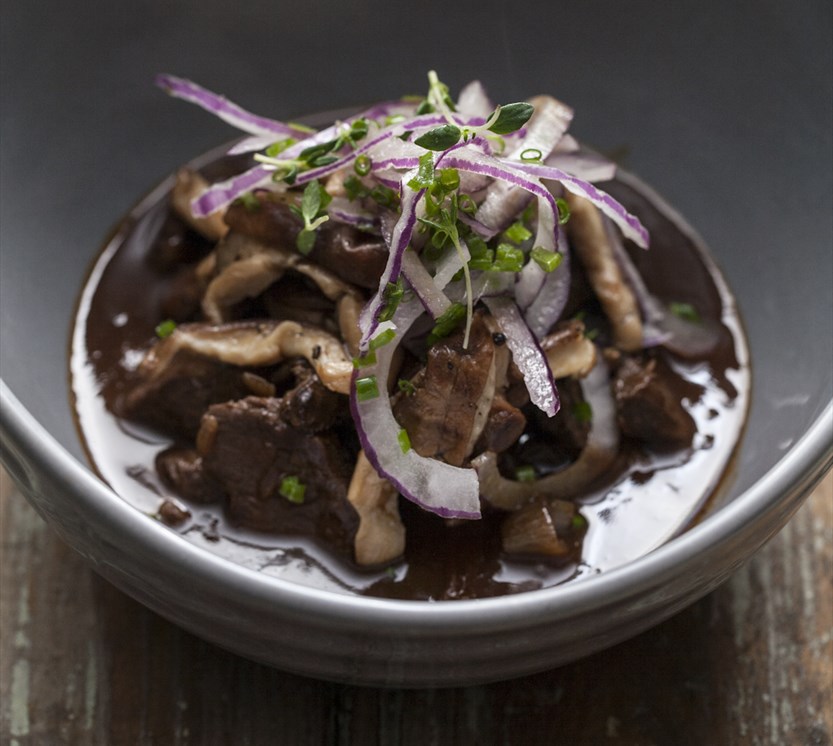 hjortegryte med shitakesopp | Appetitt